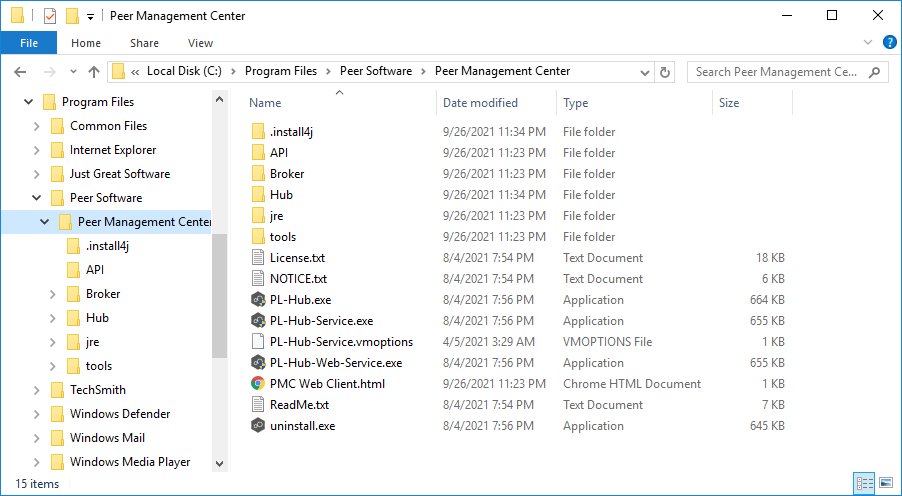 Back up your PeerGFS configuration manually
